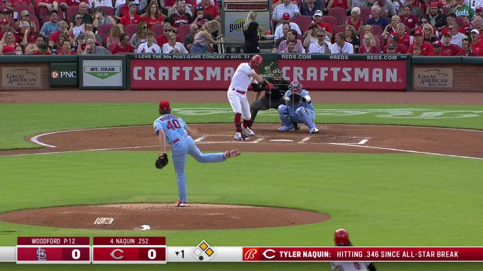 Jake Woodford Foul to Tyler Naquin | 07/24/2021 | Los Angeles Dodgers