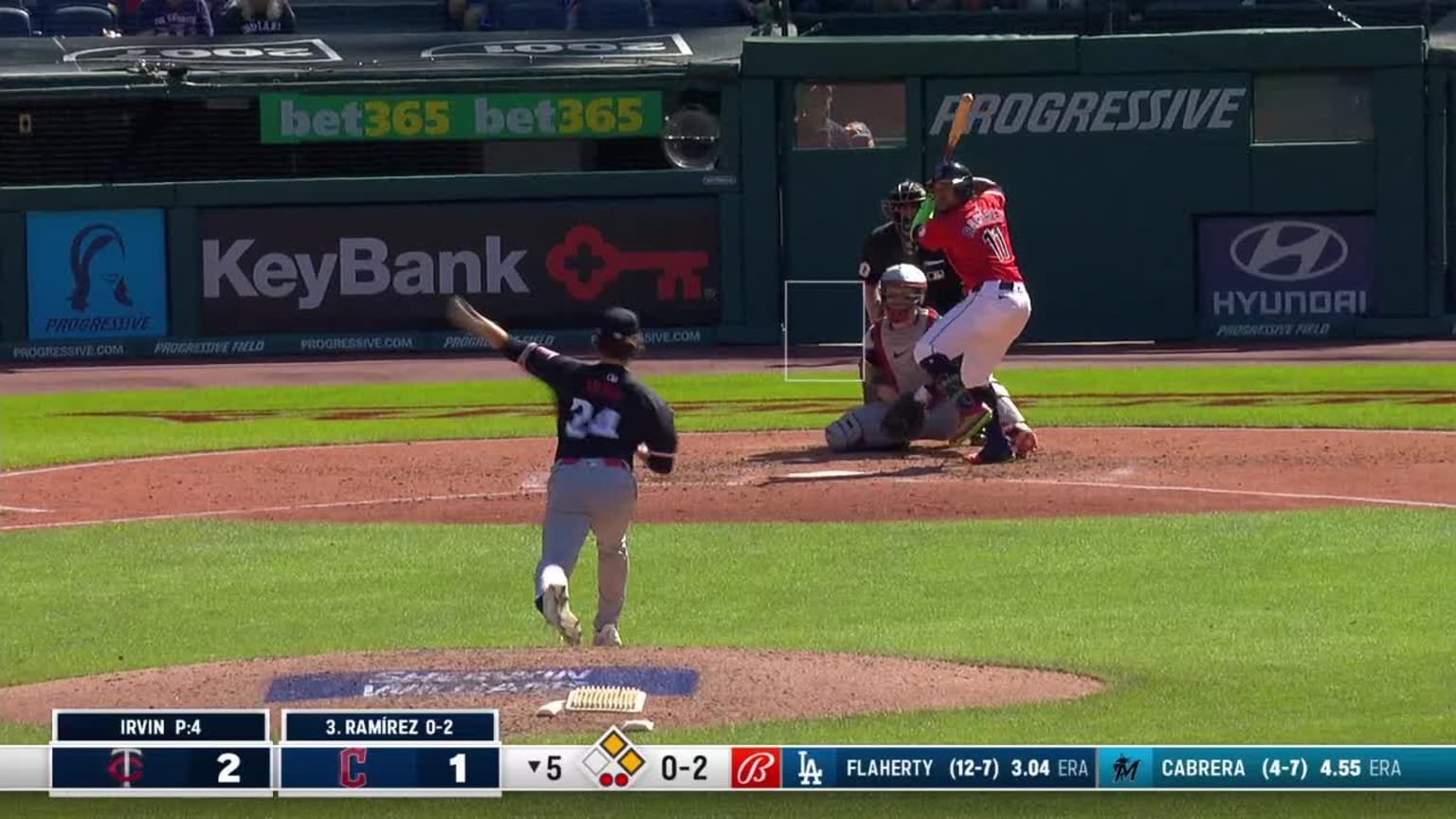 José Ramírez grounds out, pitcher Cole Irvin to first baseman Carlos ...