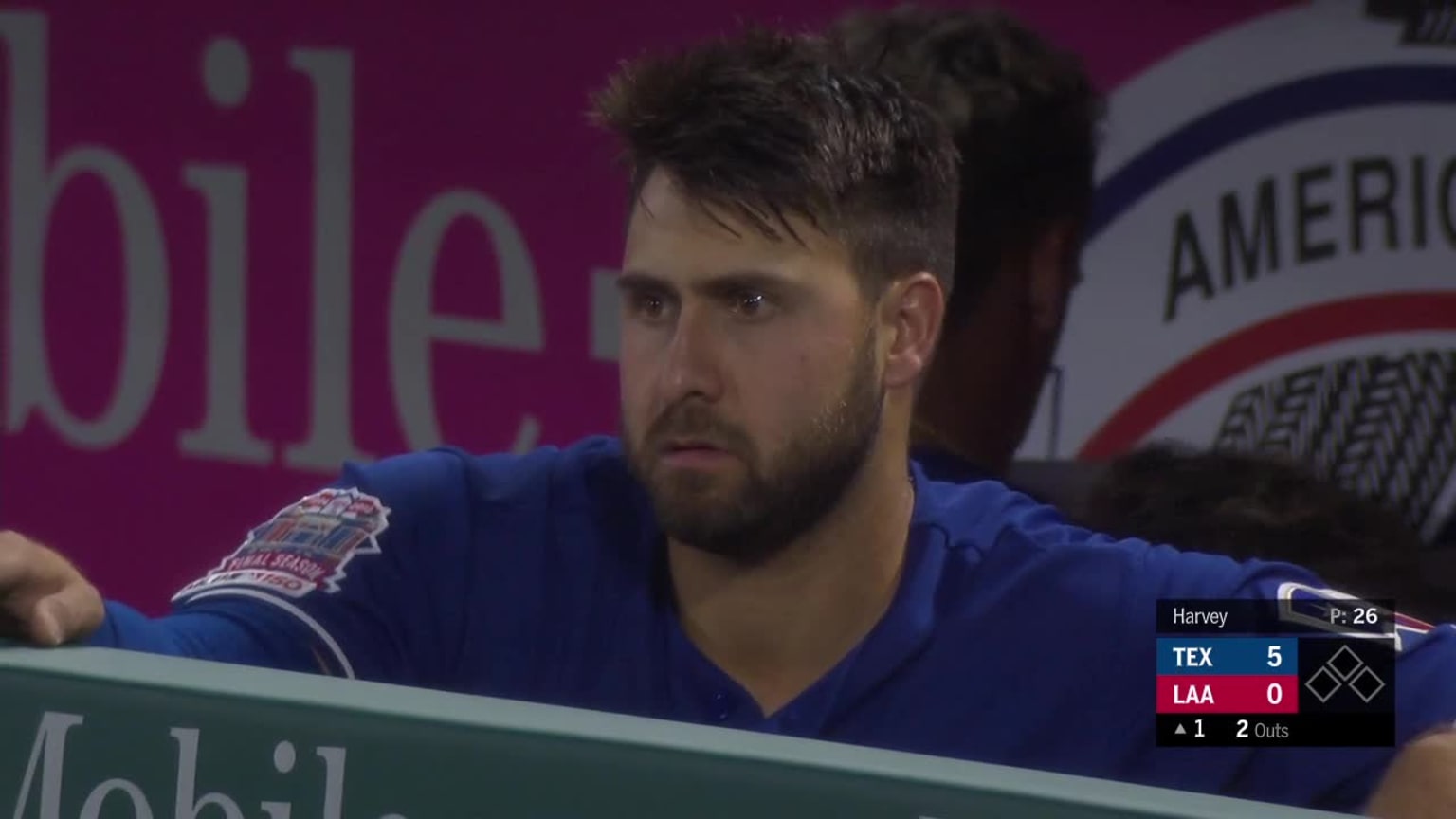 Matt Harvey Strike cantado to Isiah Kiner-Falefa | 04/04/2019 | Los ...