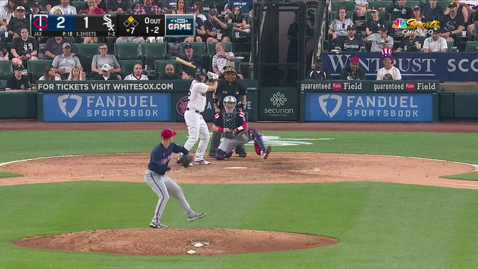 Gavin Sheets hit by pitch. | 07/04/2022 | MLB.com