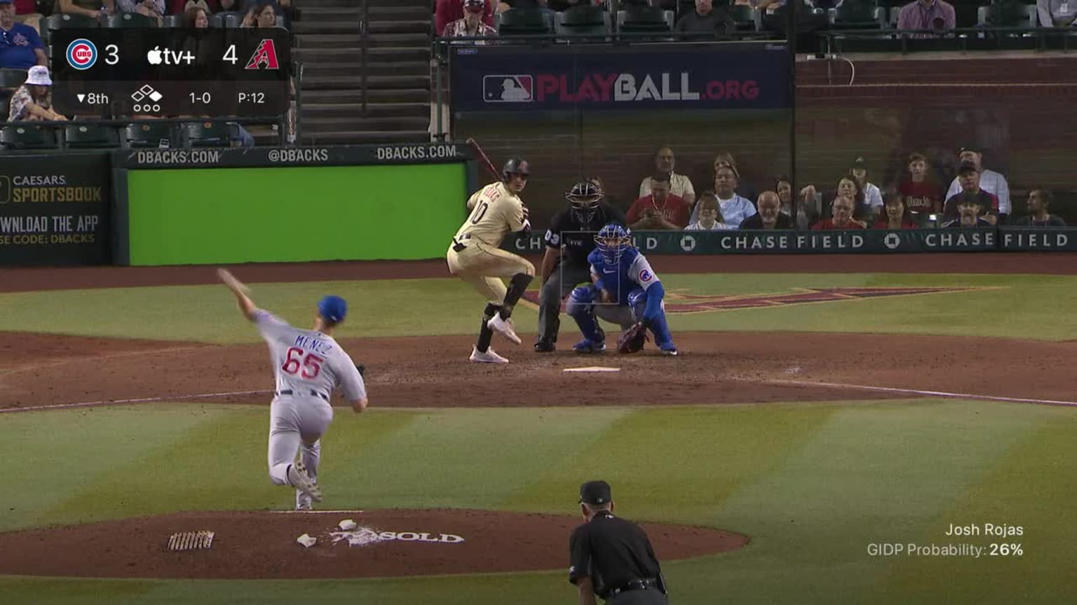 Conner Menez Ball to Josh Rojas | 05/13/2022 | Chicago Cubs