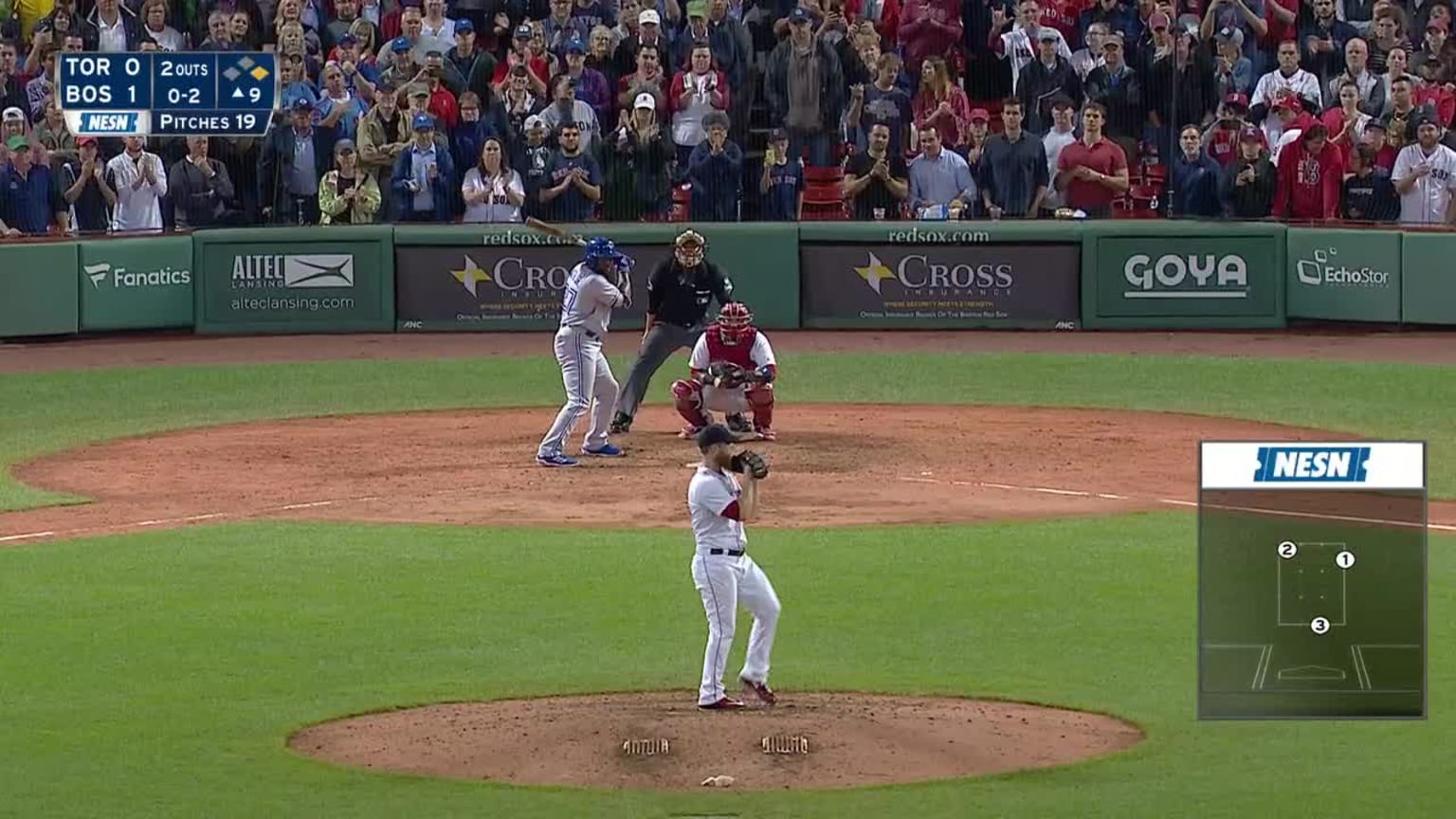 Dwight Smith Jr called out on strikes. | 09/12/2018 | Cleveland Guardians