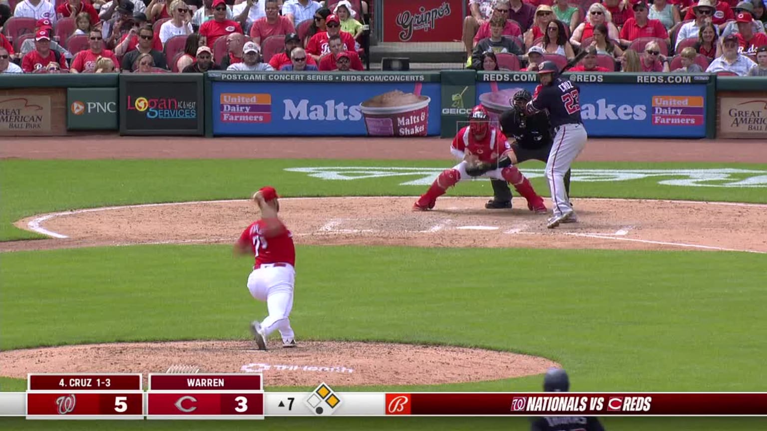 Art Warren Ball to Nelson Cruz | 06/05/2022 | MLB.com