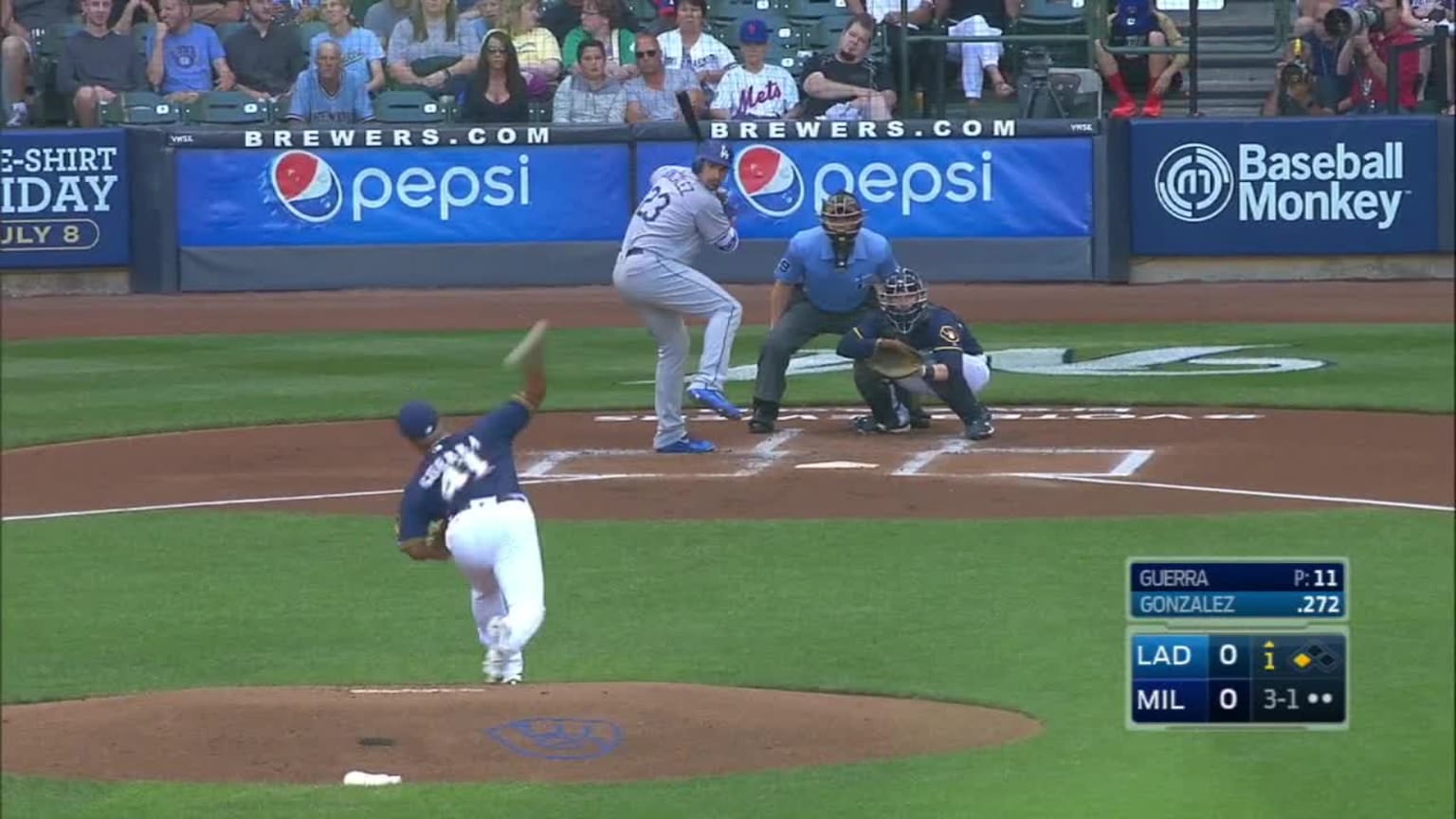 Adrian Gonzalez walks. | 06/29/2016 | Boston Red Sox