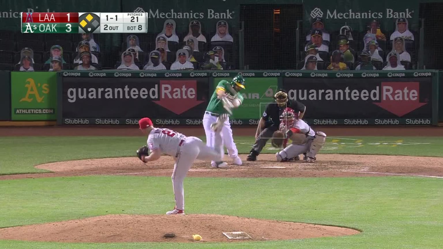 Mitch Moreland lines out to right fielder Taylor Ward. | 05/28/2021 ...