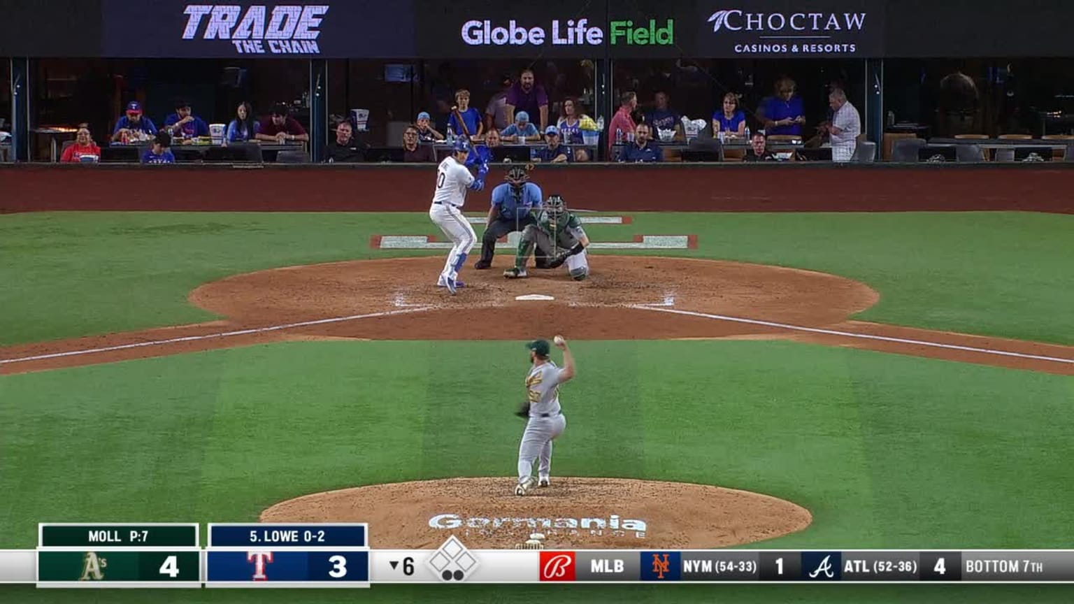 Sam Moll Bola mala to Nathaniel Lowe | 12/07/2022 | Los Astros de Houston