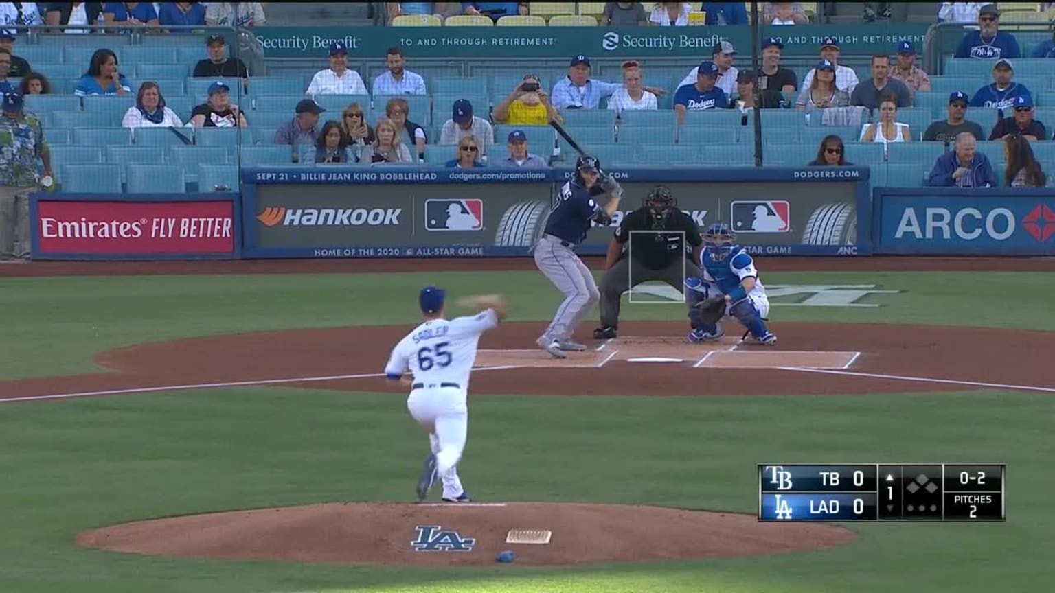 Casey Sadler Ball to Austin Meadows | 09/18/2019 | St. Louis Cardinals