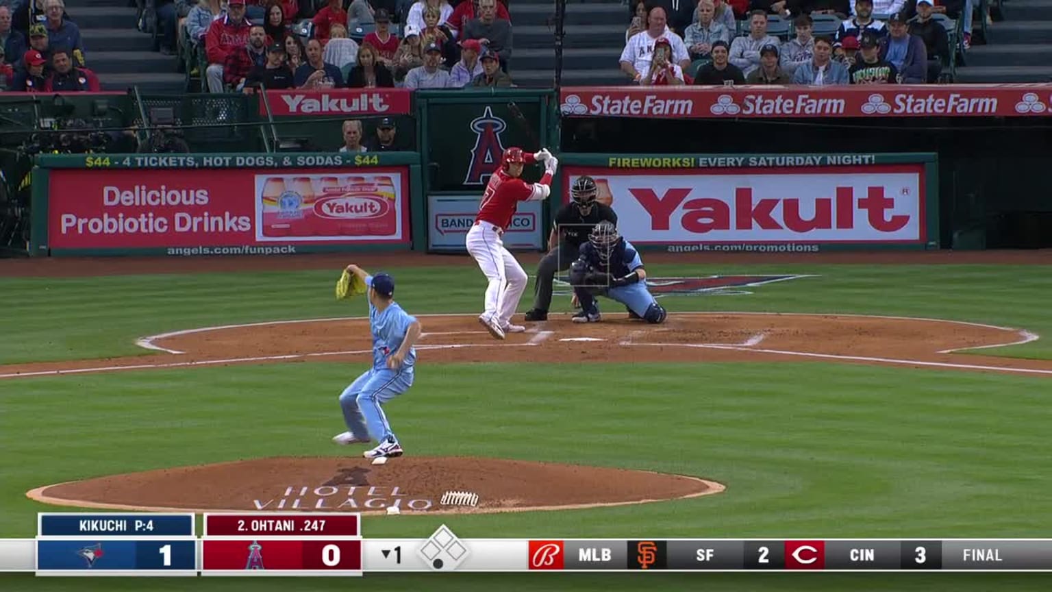 Yusei Kikuchi Foul to Shohei Ohtani | 05/28/2022 | MLB.com