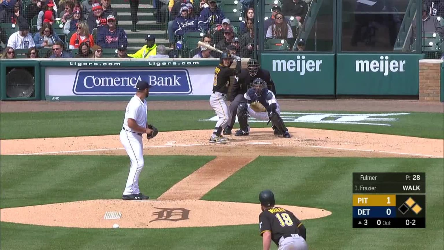 Adam Frazier called out on strikes. | 04/01/2018 | Seattle Mariners