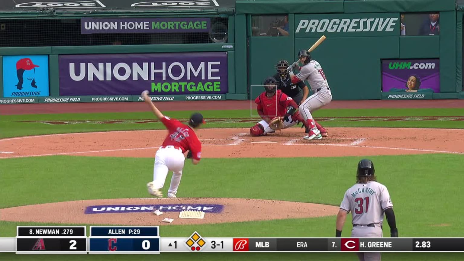 Kevin Newman flies out to left fielder Steven Kwan. | 08/05/2024 | MLB.com