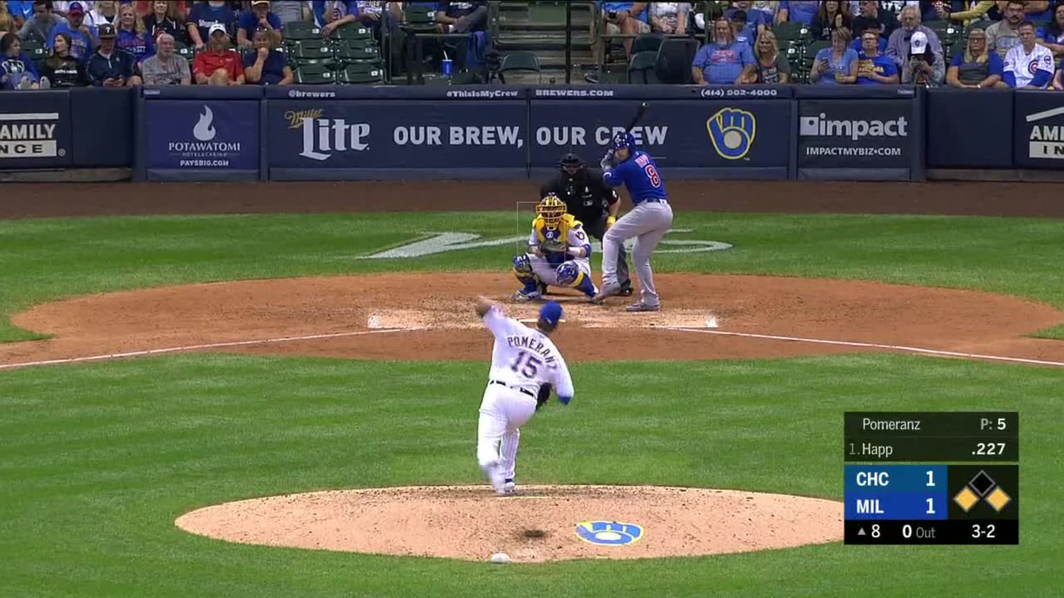 Ian Happ walks. Ben Zobrist to 2nd. | 09/07/2019 | MLB.com