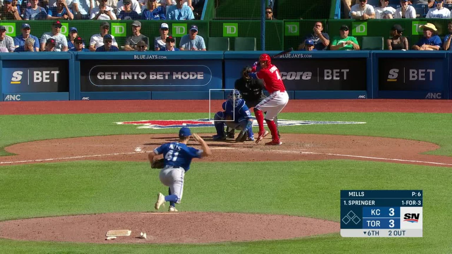 Wyatt Mills Ball to George Springer | 07/16/2022 | MLB.com