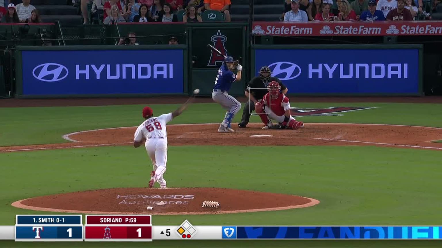 Josh Smith grounds out to first baseman Nolan Schanuel. | 07/30/2025 ...