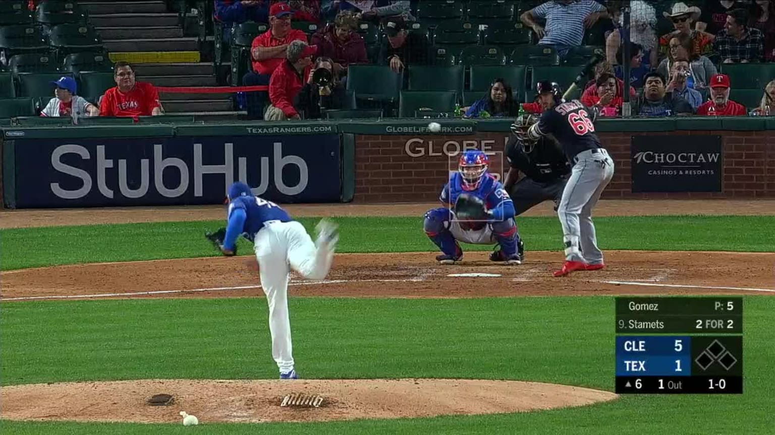 Jeanmar Gomez Called Strike to Eric Stamets | Houston Astros