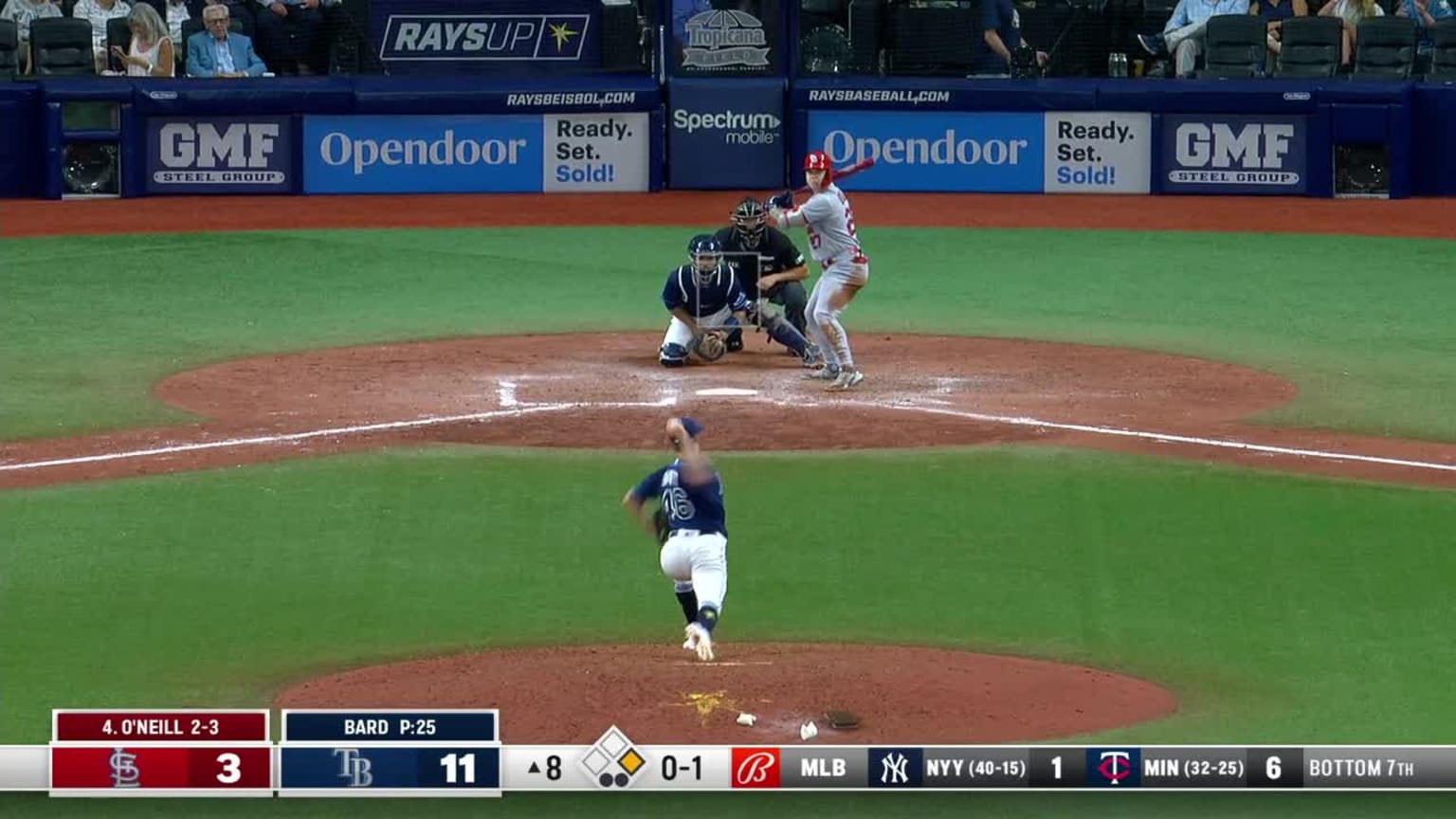 Luke Bard Called Strike to Tyler O'Neill | 06/08/2022 | Minnesota Twins