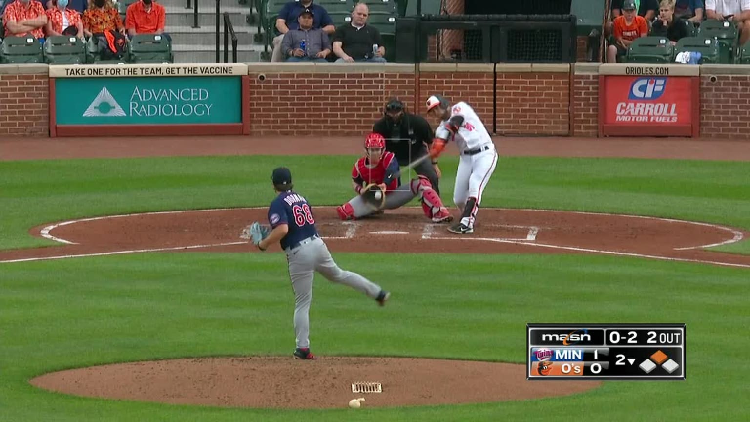 Austin Wynns strikes out swinging. | 06/02/2021 | Minnesota Twins