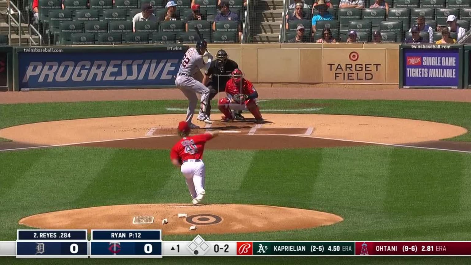 Victor Reyes strikes out swinging. | 08/03/2022 | Minnesota Twins