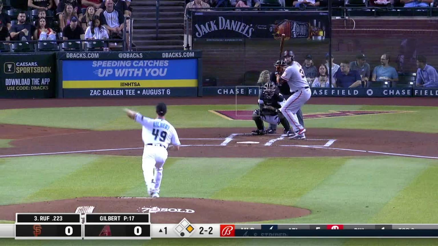 Tyler Gilbert Ball to Darin Ruf | 07/26/2022 | MLB.com