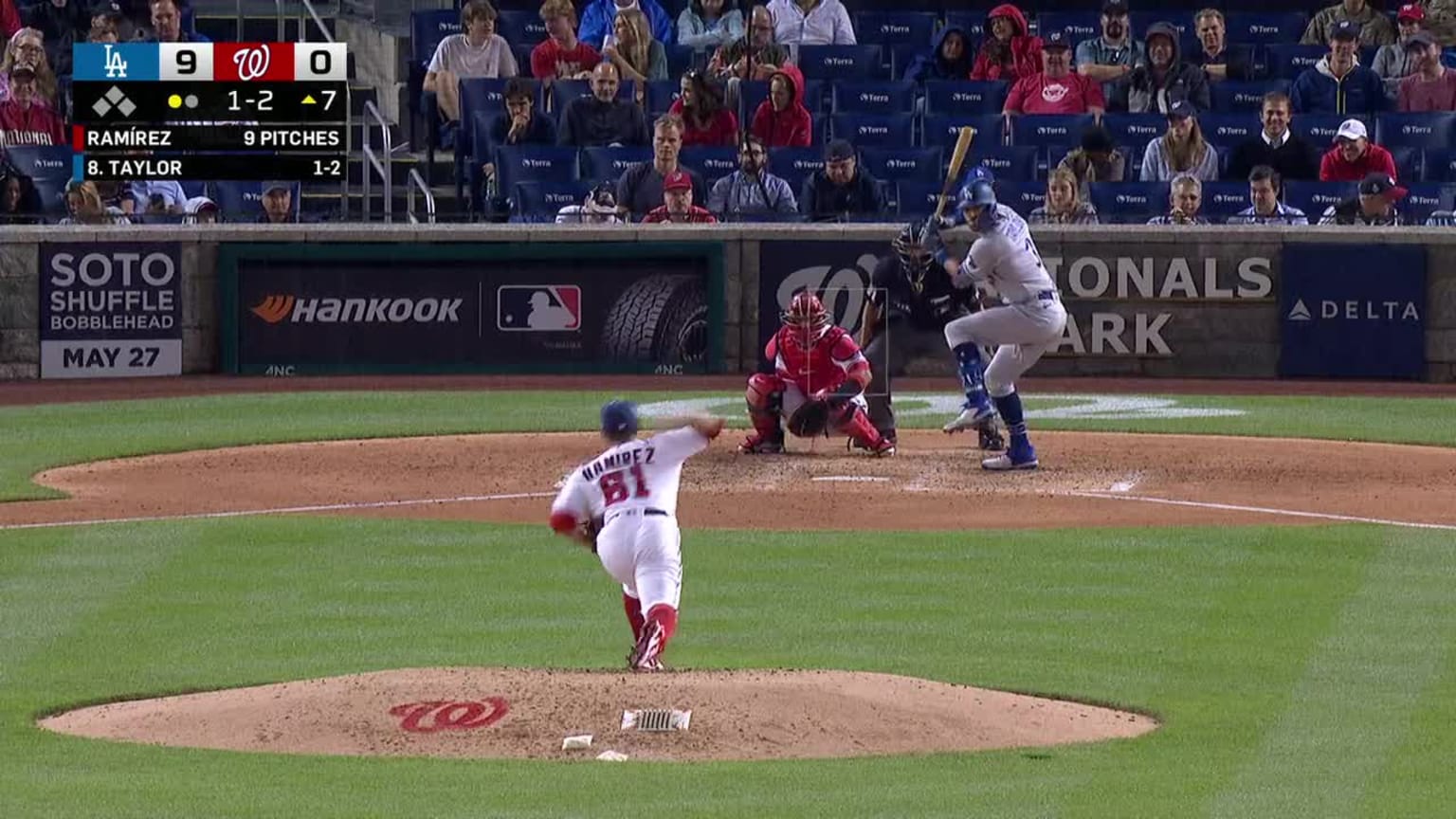 Erasmo Ramirez Ball to Chris Taylor | 05/23/2022 | MLB.com