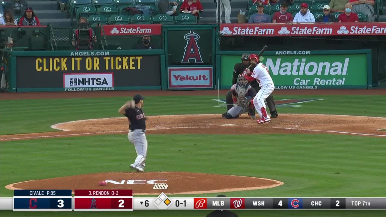 Aaron Civale Ball to Anthony Rendon | 05/19/2021 | MLB.com