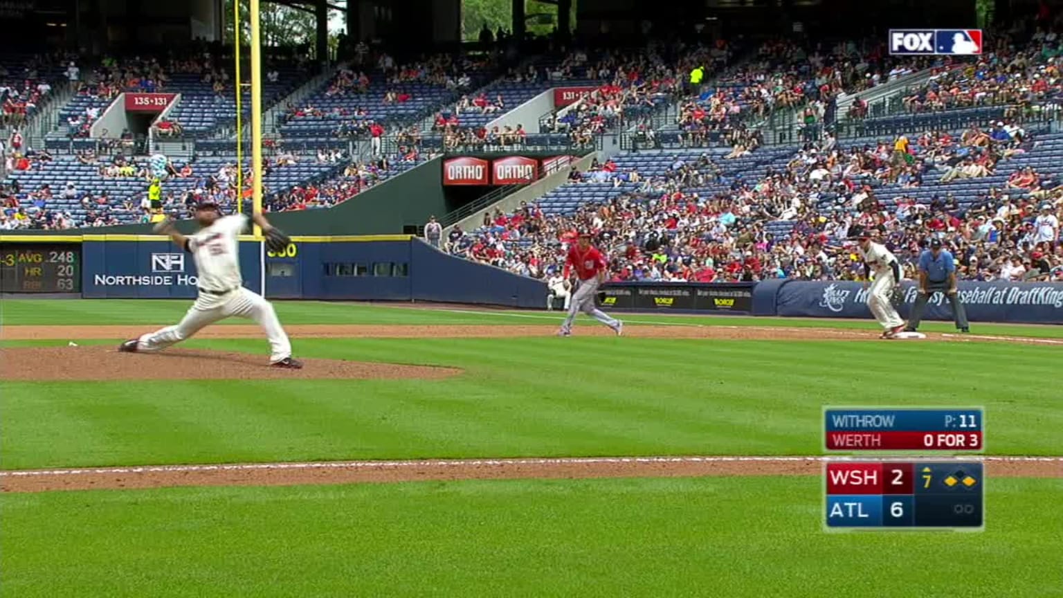 Chris Withrow Ball to Jayson Werth | 09/17/2016 | Chicago White Sox