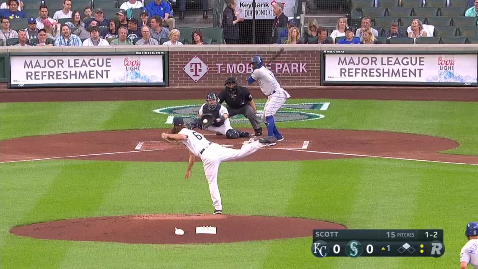Tayler Scott Ball to Jorge Soler | 06/17/2019 | Seattle Mariners