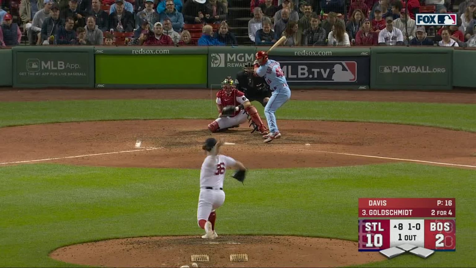 Austin Davis Ball to Paul Goldschmidt | 06/18/2022 | MLB.com