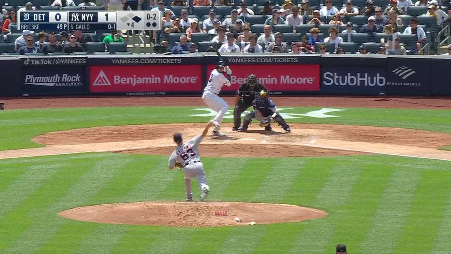 Beau Brieske Ball to Joey Gallo | 06/04/2022 | MLB.com