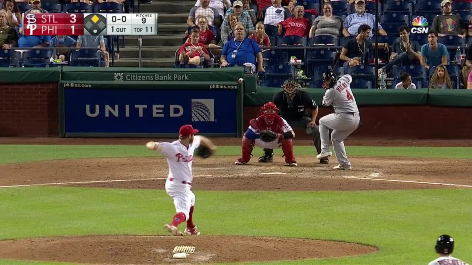 Casey Fien Ball to Yadier Molina | 06/20/2017 | Boston Red Sox