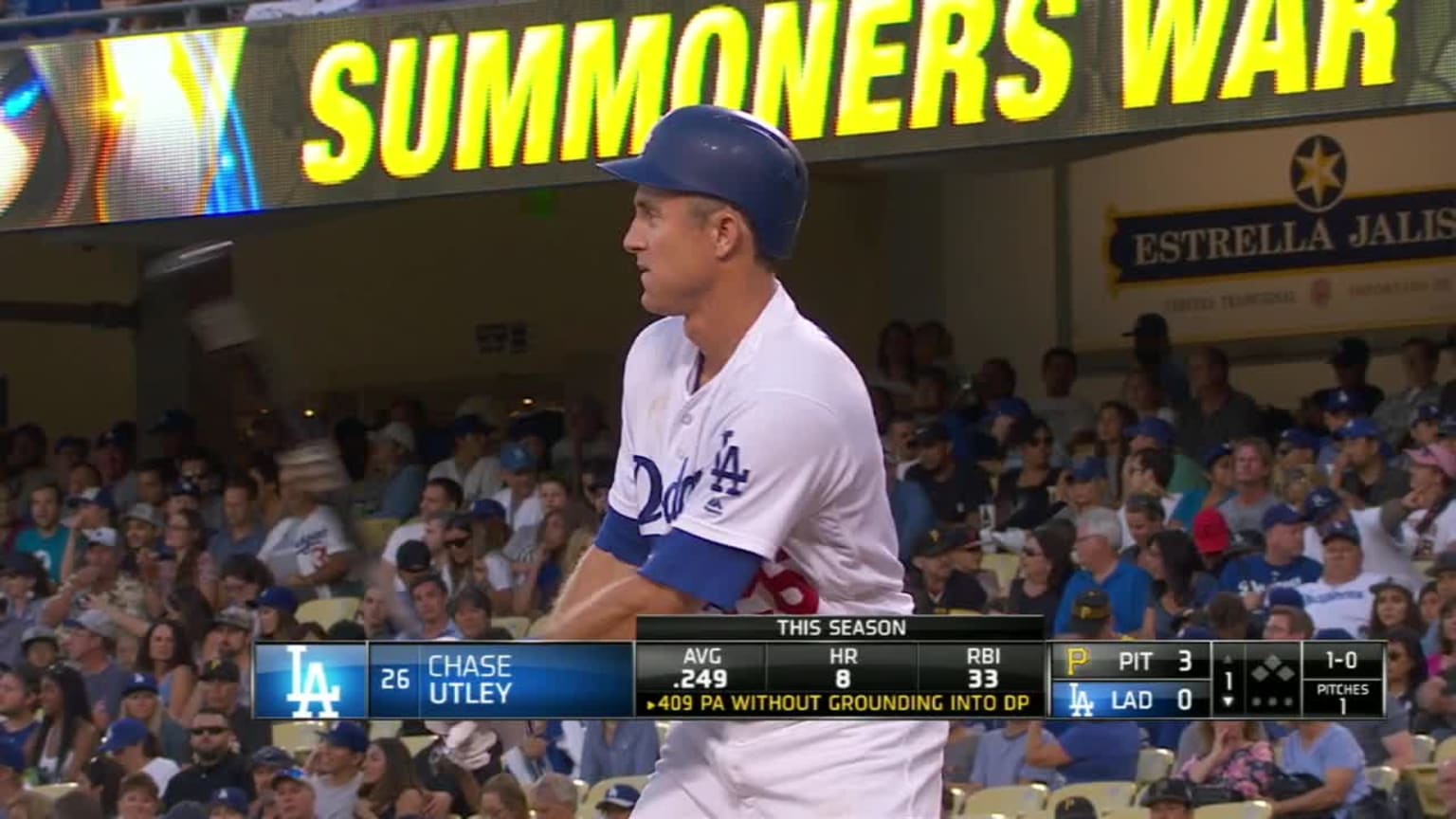 Ivan Nova Called Strike to Chase Utley | 08/12/2016 | Philadelphia Phillies