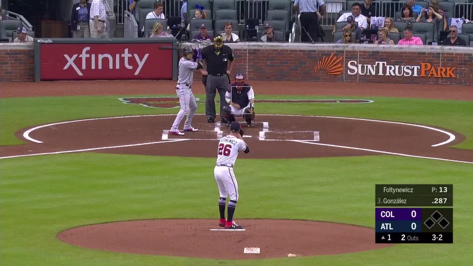 Carlos Gonzalez se poncha tirándole. | 18/08/2018 | Los Phillies de ...