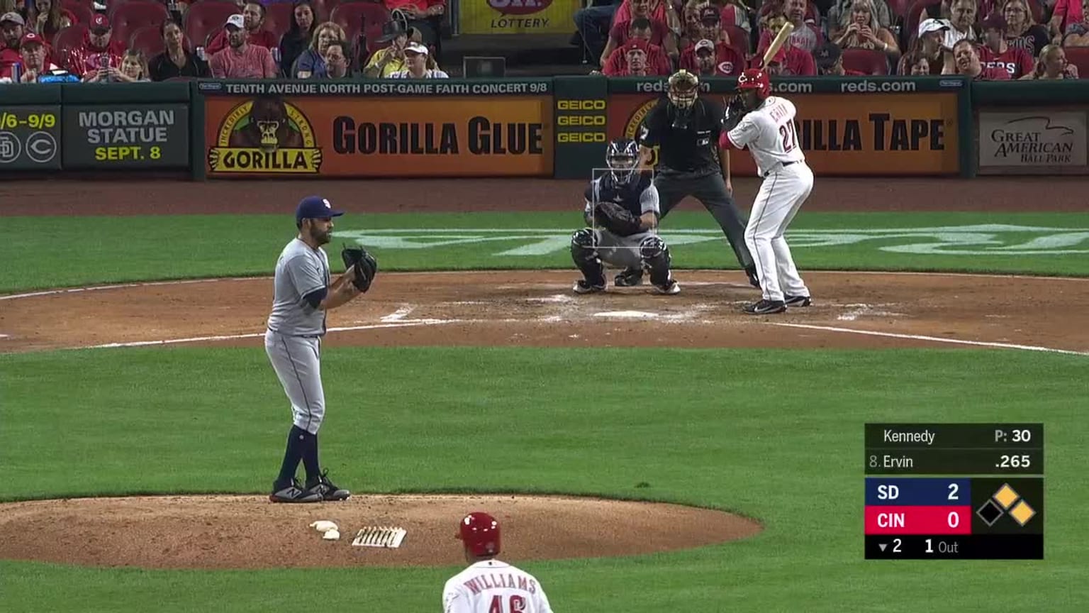 Brett Kennedy Ball to Phillip Ervin | 09/07/2018 | MLB.com