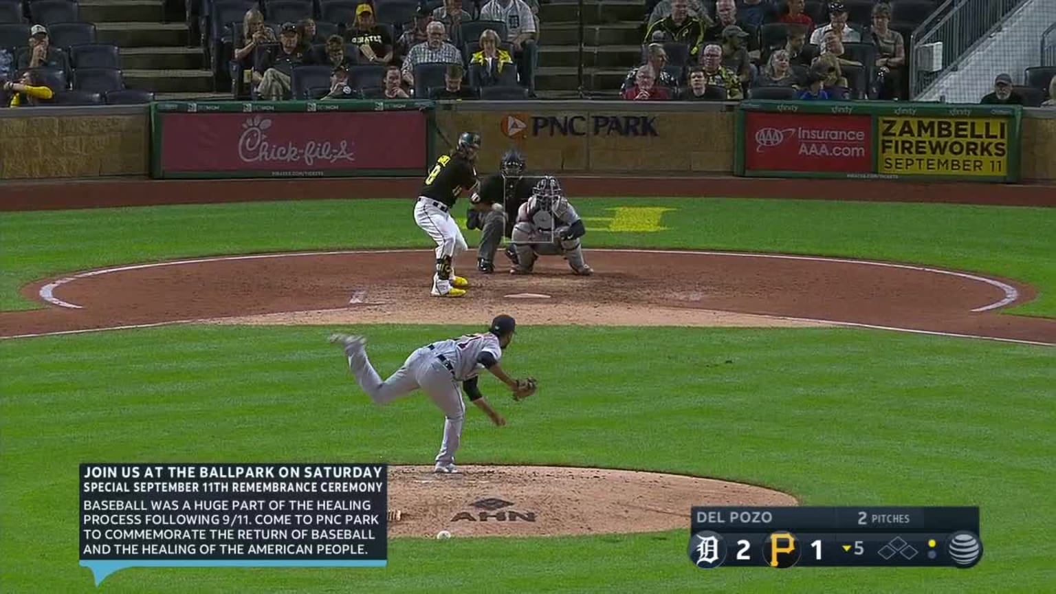 Miguel Del Pozo Called Strike to Ben Gamel | 09/07/2021 | San Diego Padres