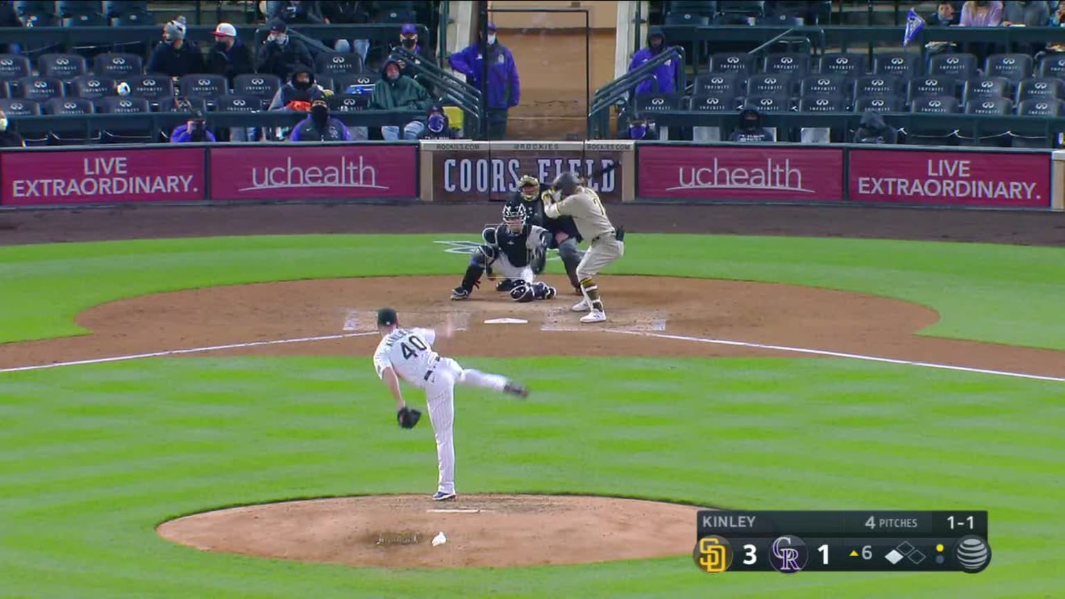 Tyler Kinley Called Strike to Ha-Seong Kim | 05/11/2021 | MLB.com