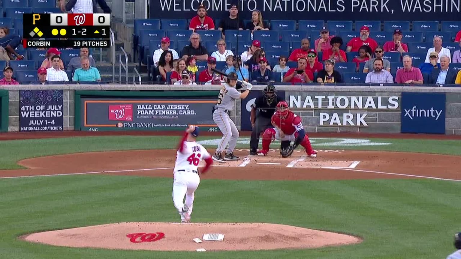 Josh VanMeter called out on strikes. | 06/28/2022 | Athletics