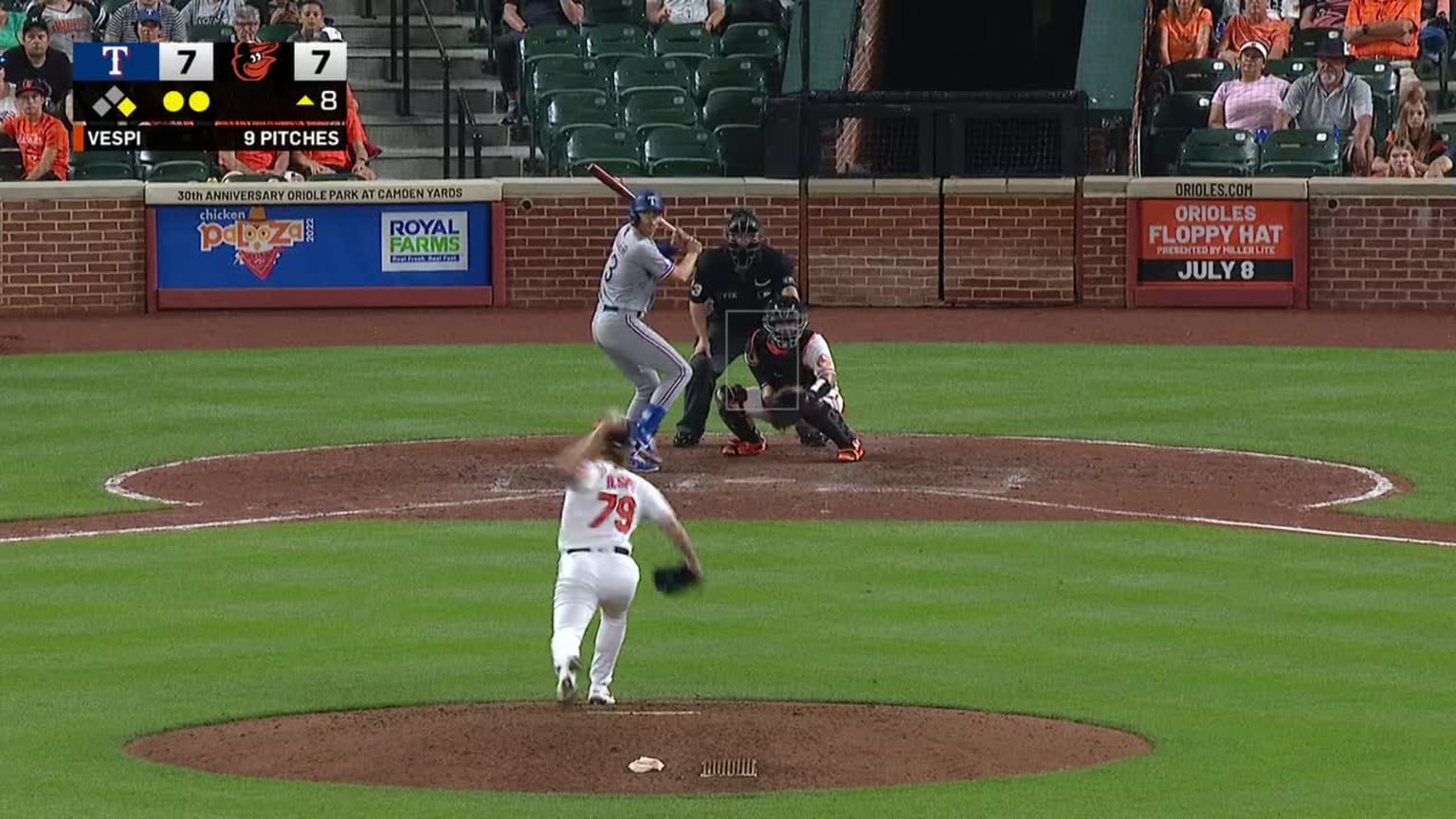 Nick Vespi Ball to Brad Miller | 07/05/2022 | New York Yankees