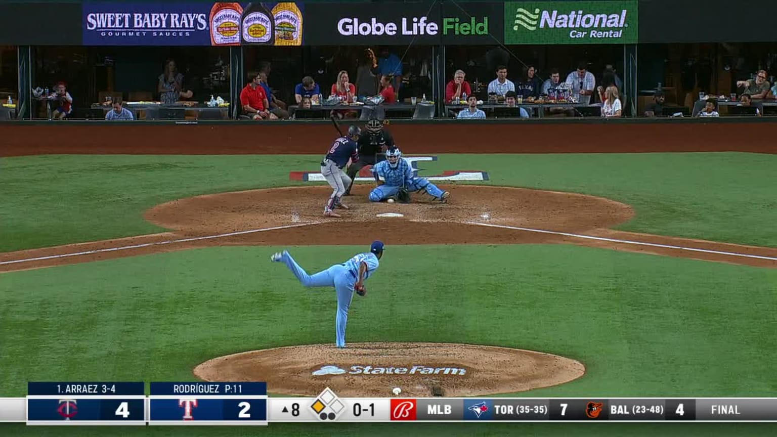 Joely Rodriguez Ball In Dirt to Luis Arraez | 06/20/2021 | MLB.com