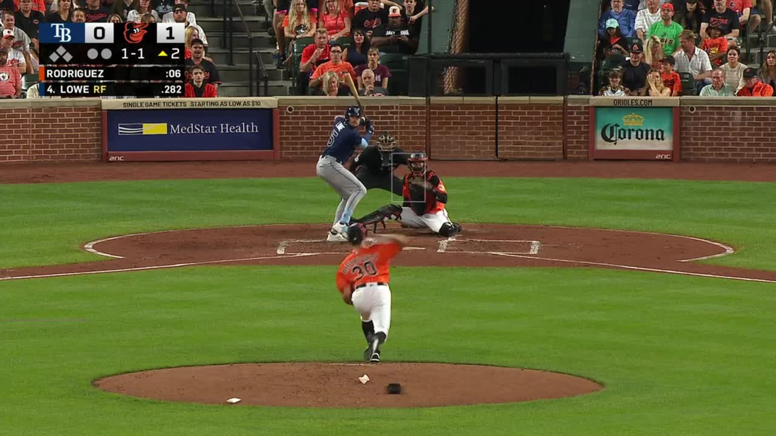 Grayson Rodriguez Swinging Strike to Josh Lowe | 09/16/2023 | MLB.com