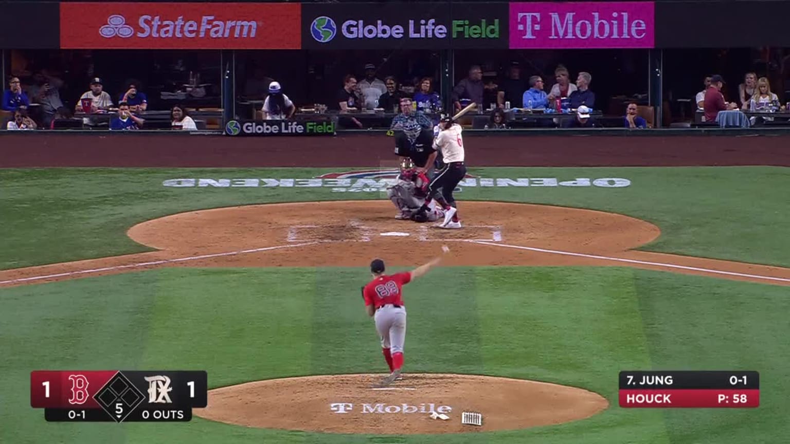 Josh Jung grounds out, third baseman Alex Bregman to first baseman ...