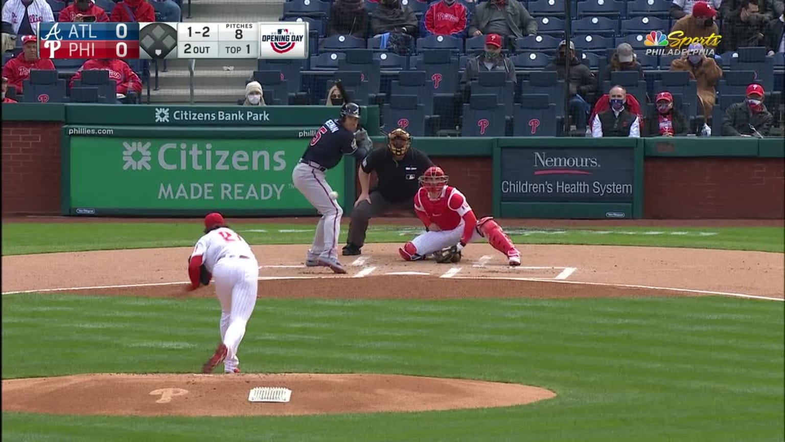 Freddie Freeman grounds out, first baseman Rhys Hoskins to pitcher ...