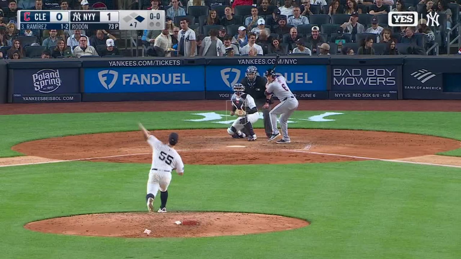 Carlos Rodón Ball to David Fry | 06/03/2025 | MLB.com