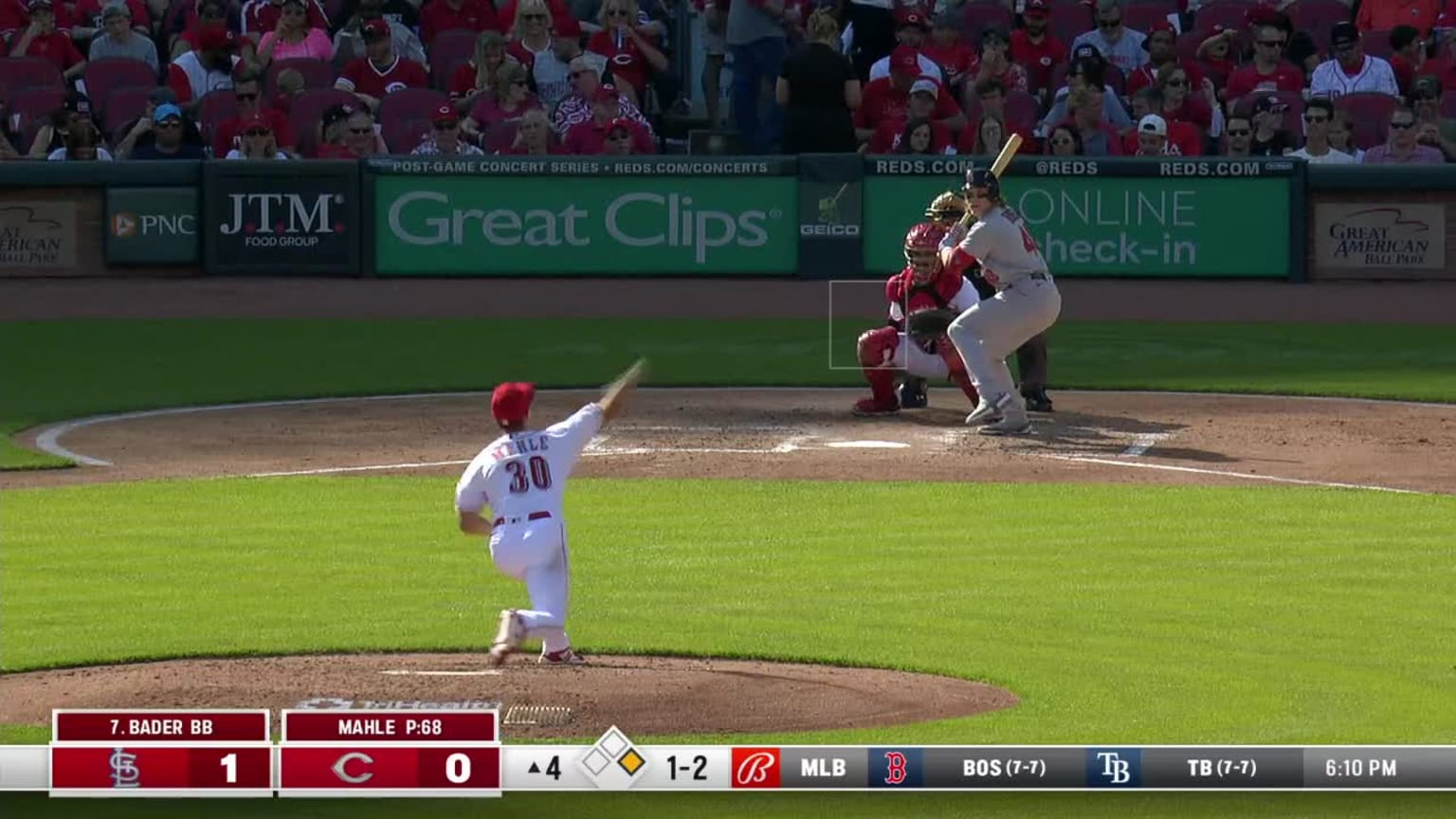 Cardinals challenged (tag play), call on the field was overturned ...