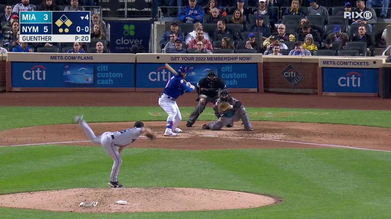 Sean Guenther Ball to Michael Conforto | 09/30/2021 | Colorado Rockies