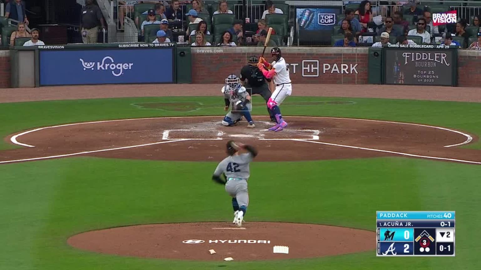 Chris Paddack Ball to Ronald Acuña Jr. | 04/15/2026 | MLB.com