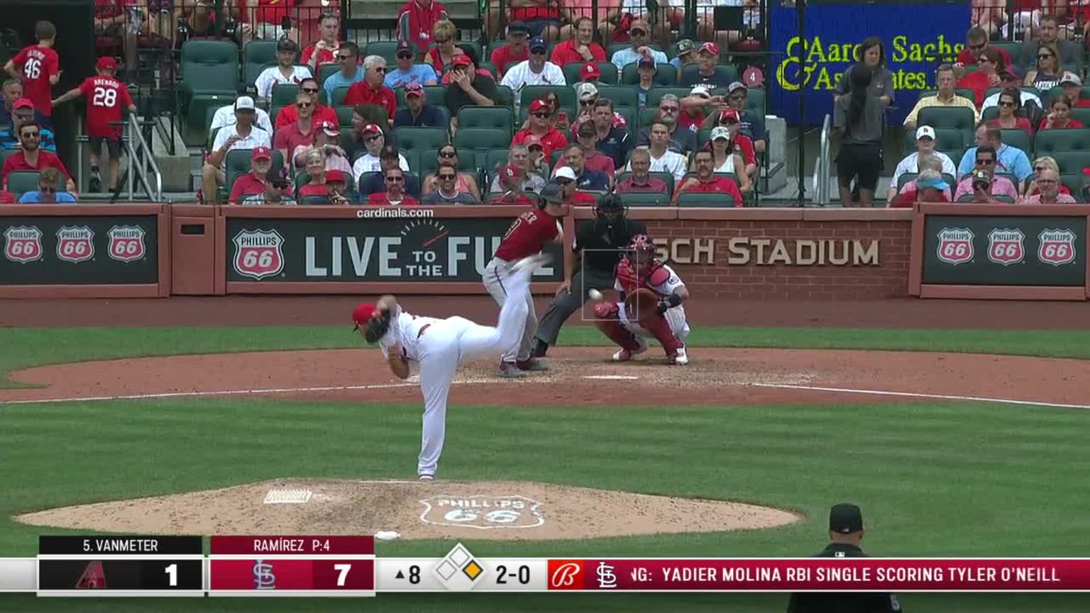 Roel Ramirez Ball to Josh VanMeter | 06/30/2021 | MLB.com