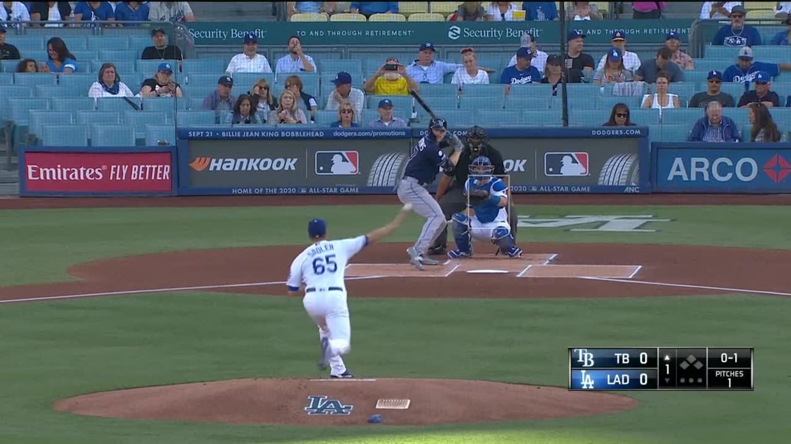 Casey Sadler Foul to Austin Meadows | 09/18/2019 | Chicago Cubs