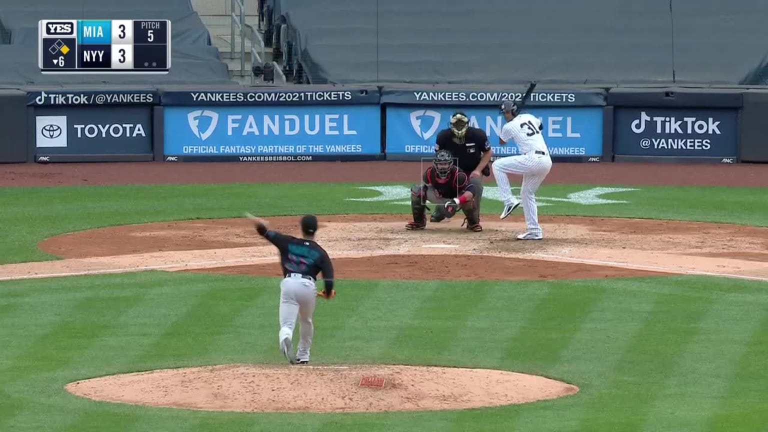 Stephen Tarpley Ball to Aaron Hicks | 09/26/2020 | Houston Astros