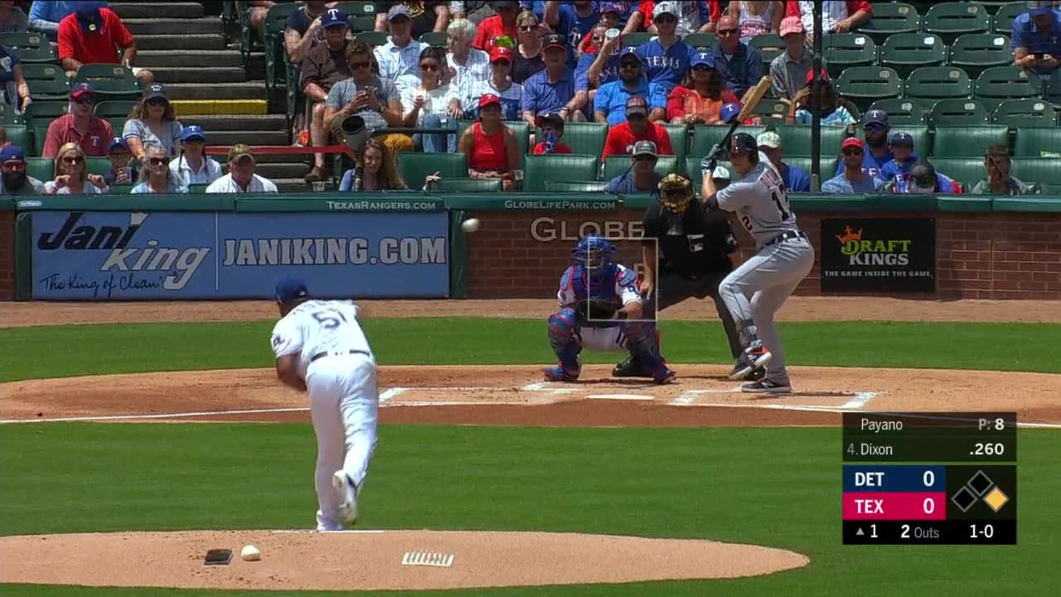 Pedro Payano Ball to Brandon Dixon | 08/04/2019 | Miami Marlins