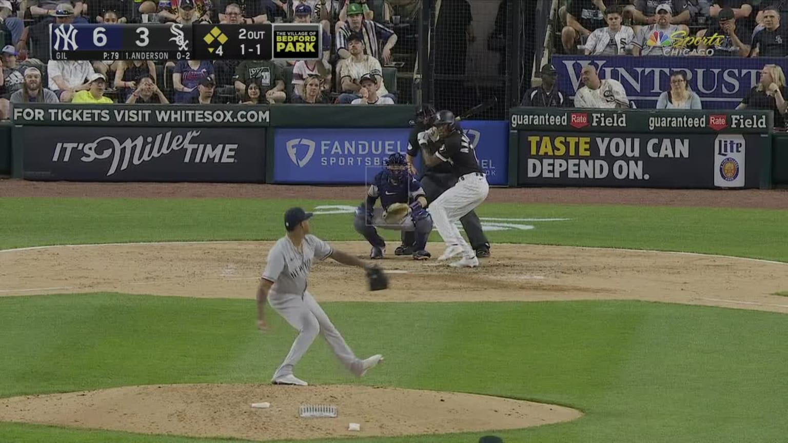 Luis Gil Ball to Tim Anderson | 05/12/2022 | New York Mets