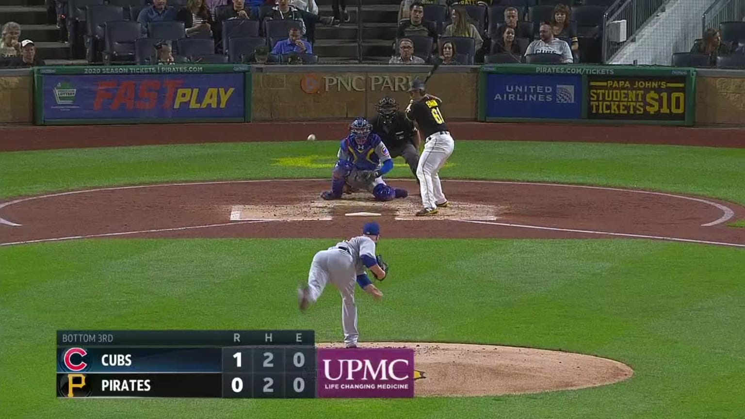 Jon Lester Called Strike to Steven Baron | 09/25/2019 | Los Angeles Dodgers